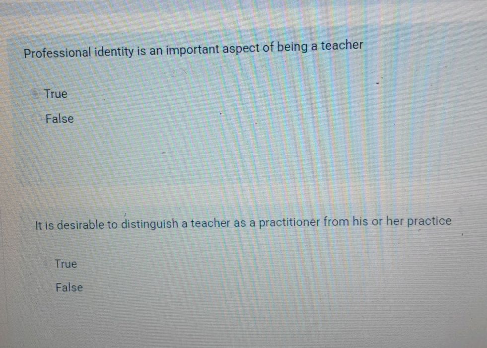 Professional identity is an important aspect | StudyX
