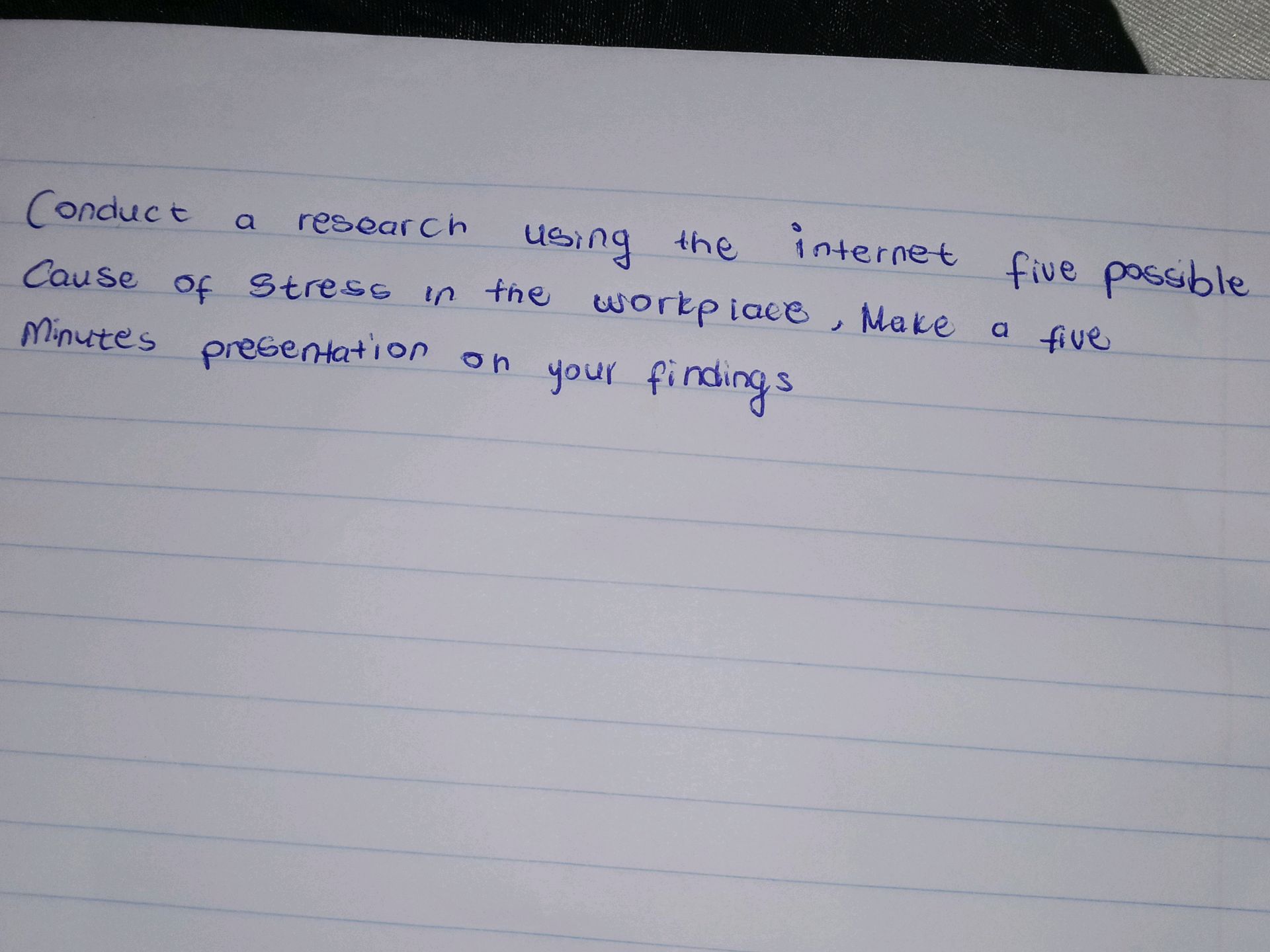 Conduct a research using the internet five | StudyX