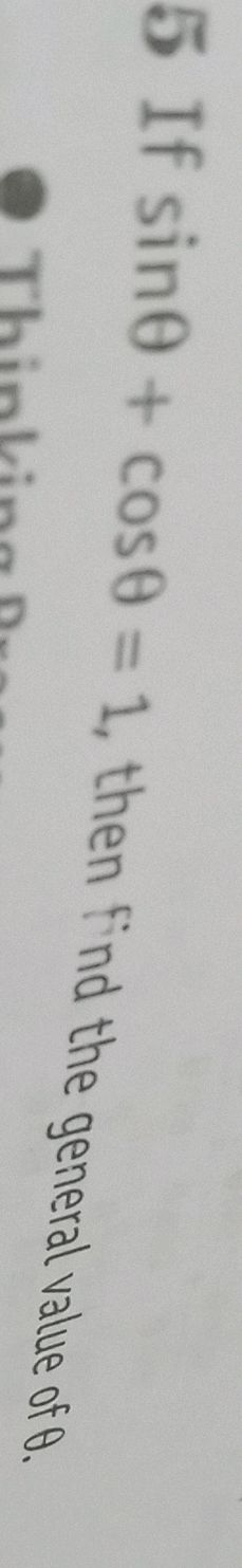 If \( + = 1\), then find the general | StudyX