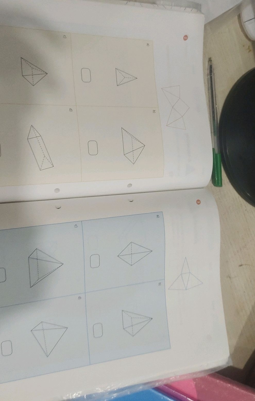 The image contains several 3D shapes and | StudyX