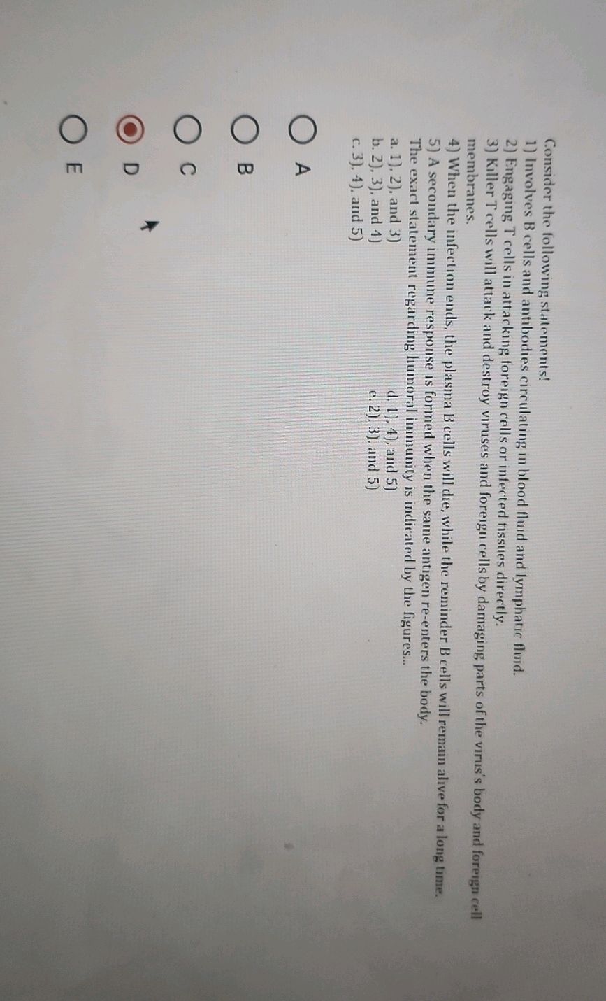 Consider the following statements! 1) | StudyX