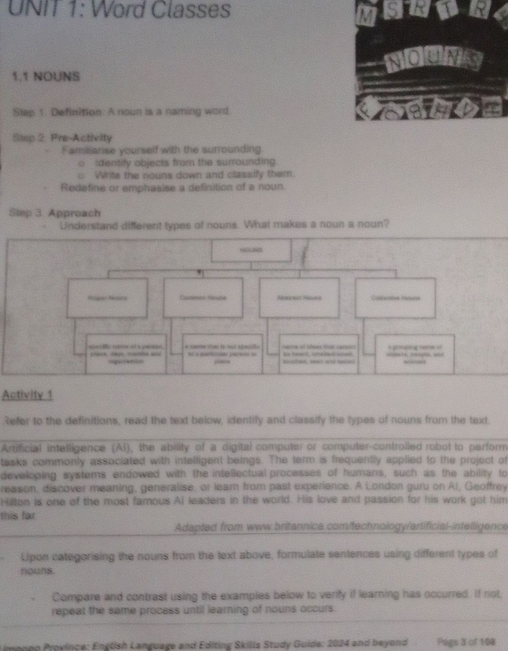Refer to the definitions, read the text | StudyX