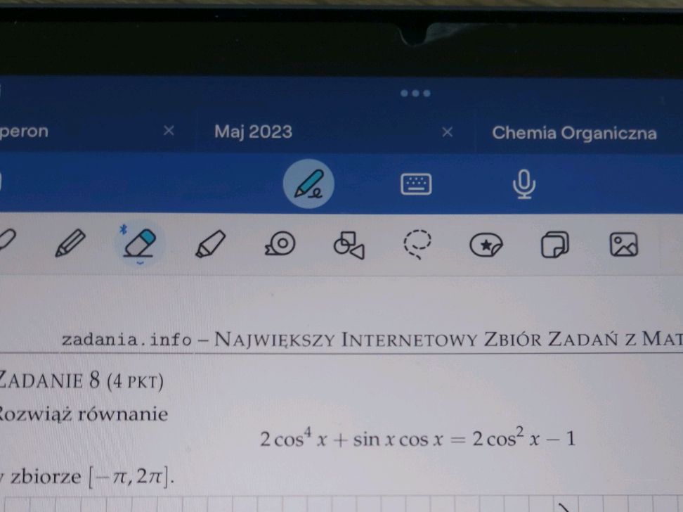 ZADANIE 8 (4 PKT) Rozwiąż równanie $2 | StudyX