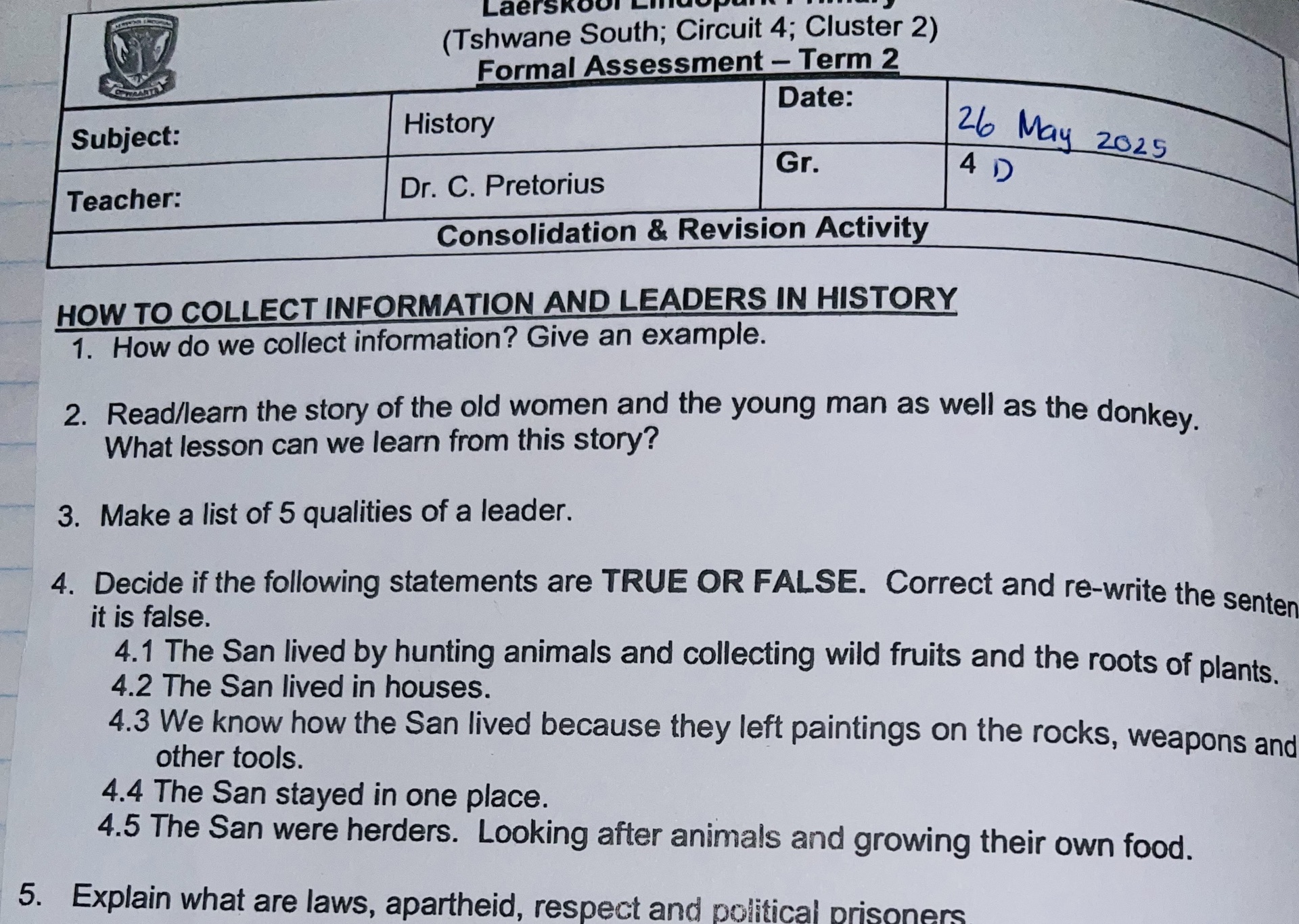 1. How do we collect information? Give an | StudyX
