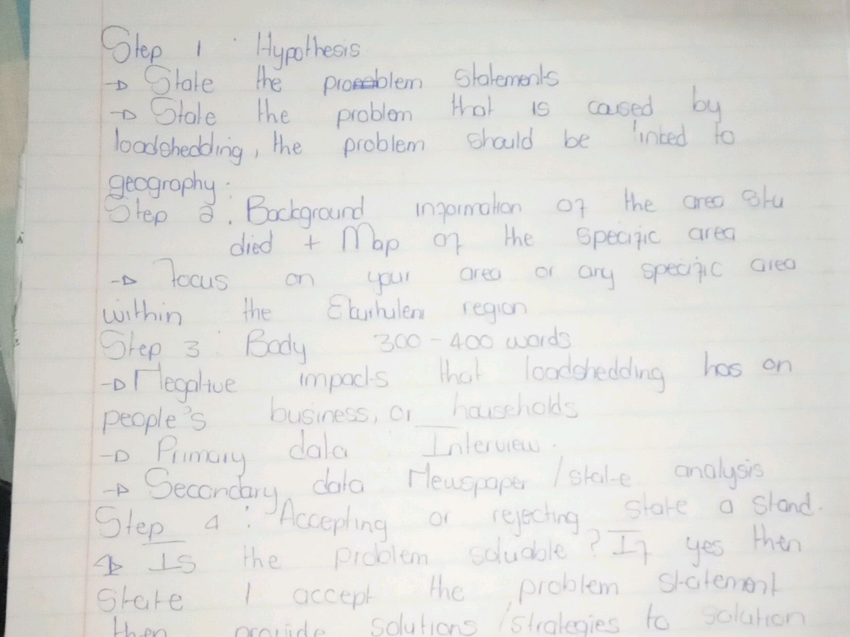 Step 1: Hypothesis → State the problem | StudyX