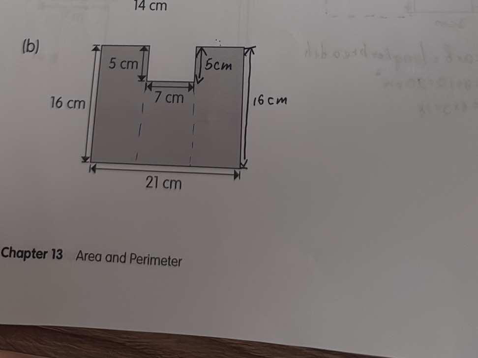 The image shows a composite shape with the | StudyX