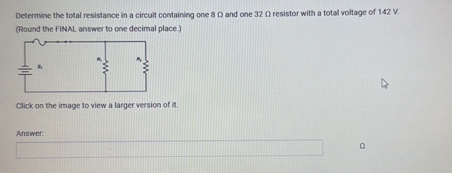 Determine the total resistance in a circuit | StudyX