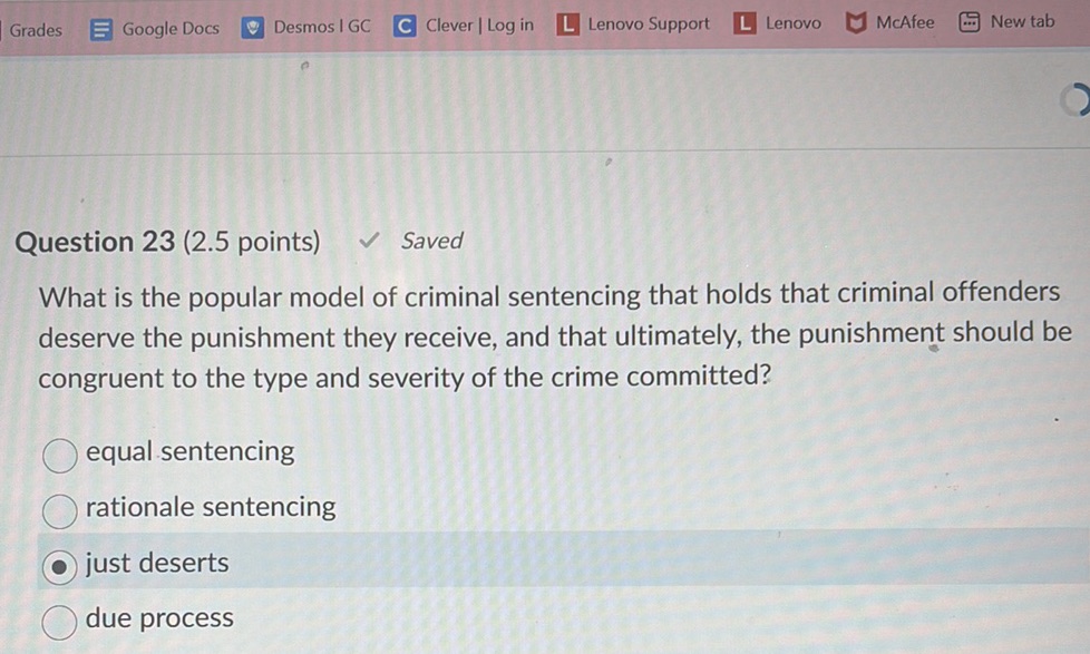 What is the popular model of criminal | StudyX