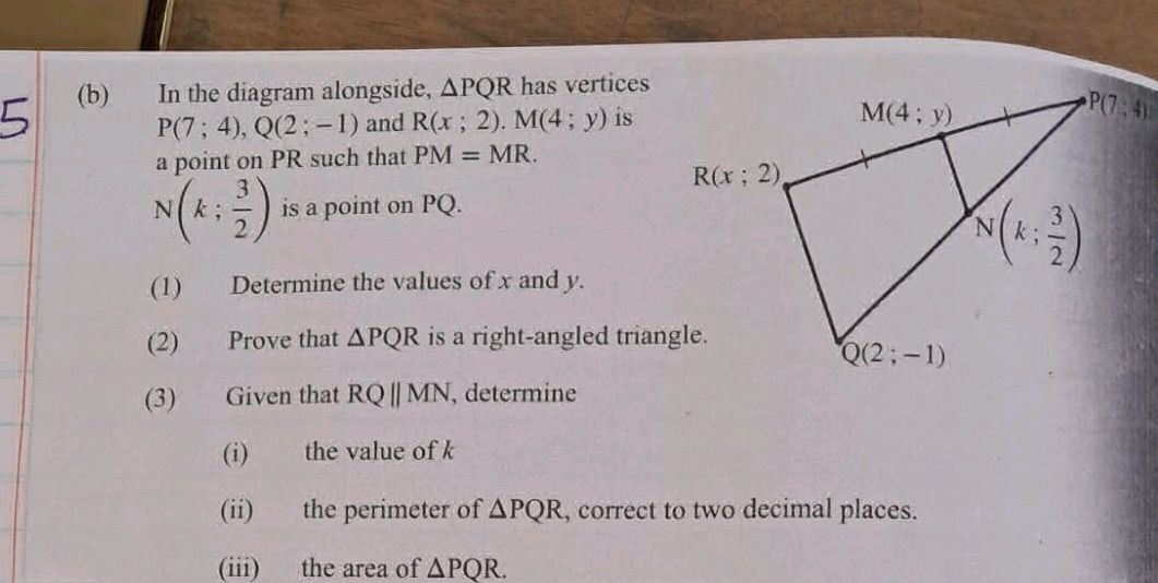 In the diagram alongside, $ PQR$ has | StudyX