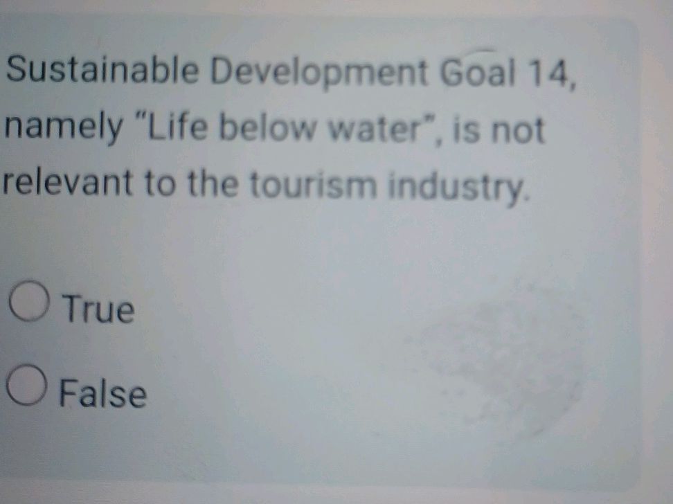 Sustainable Development Goal 14, namely | StudyX