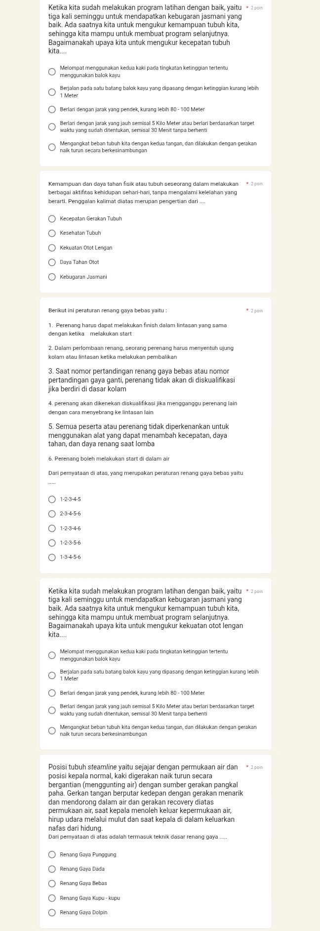 Ketika kita sudah melakukan program latihan | StudyX