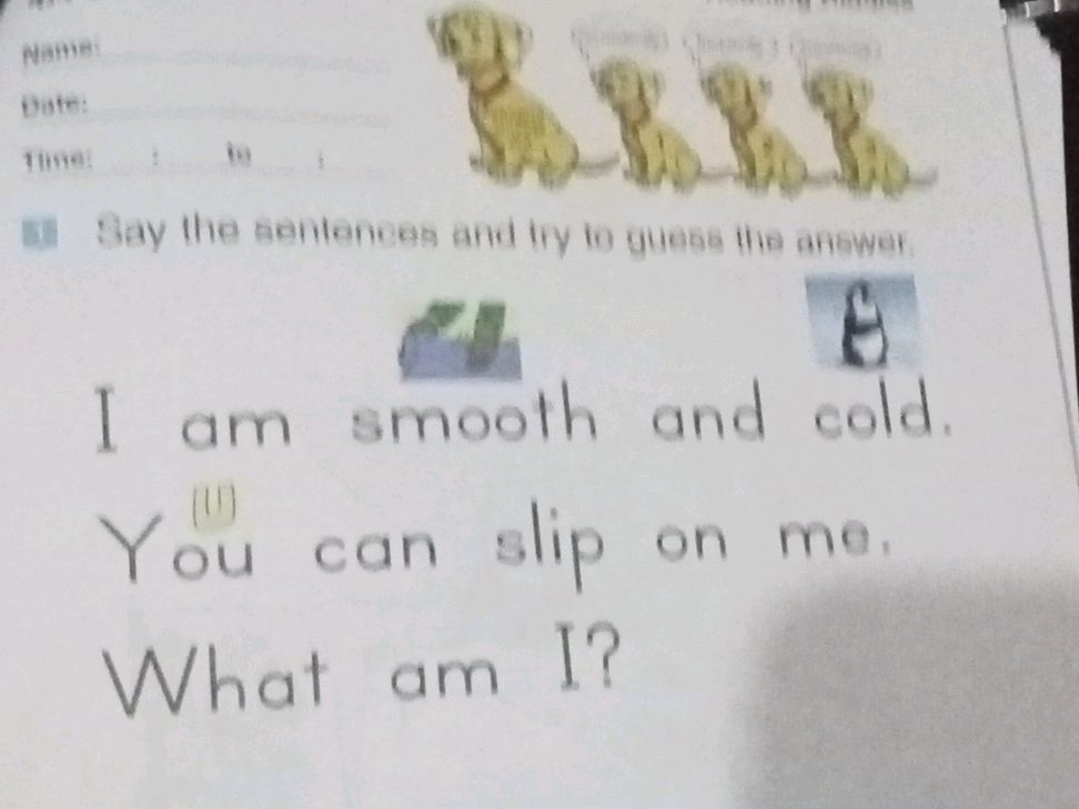 Say the sentences and try to guess the | StudyX