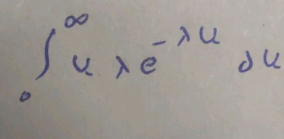 Evaluate the integral of u * lambda * | StudyX
