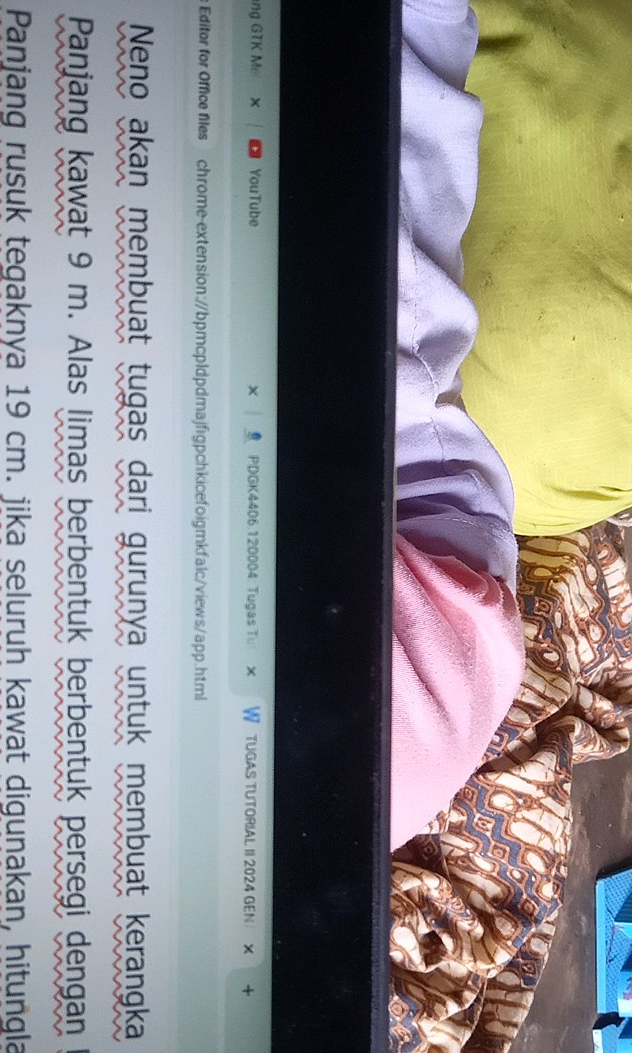 Neno akan membuat tugas dari gurunya untuk | StudyX