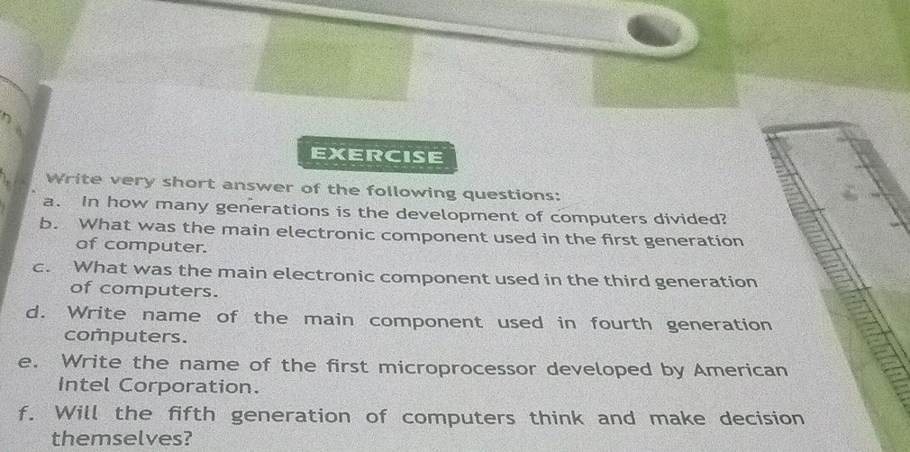 Write very short answer of the following | StudyX