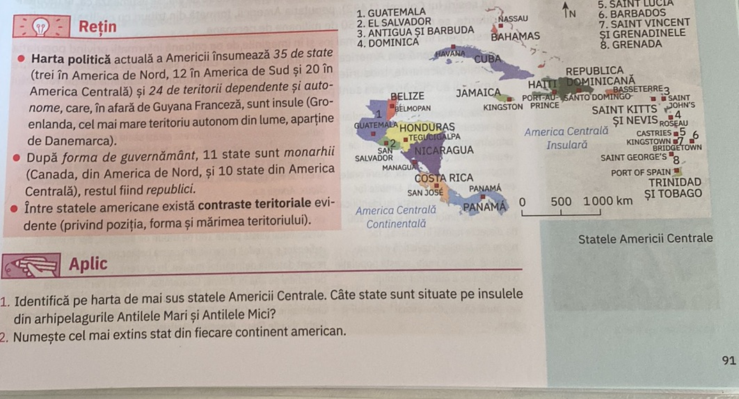 1. Identifică pe harta de mai sus statele | StudyX