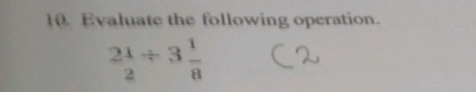 10. Evaluate the following operation. $ | StudyX