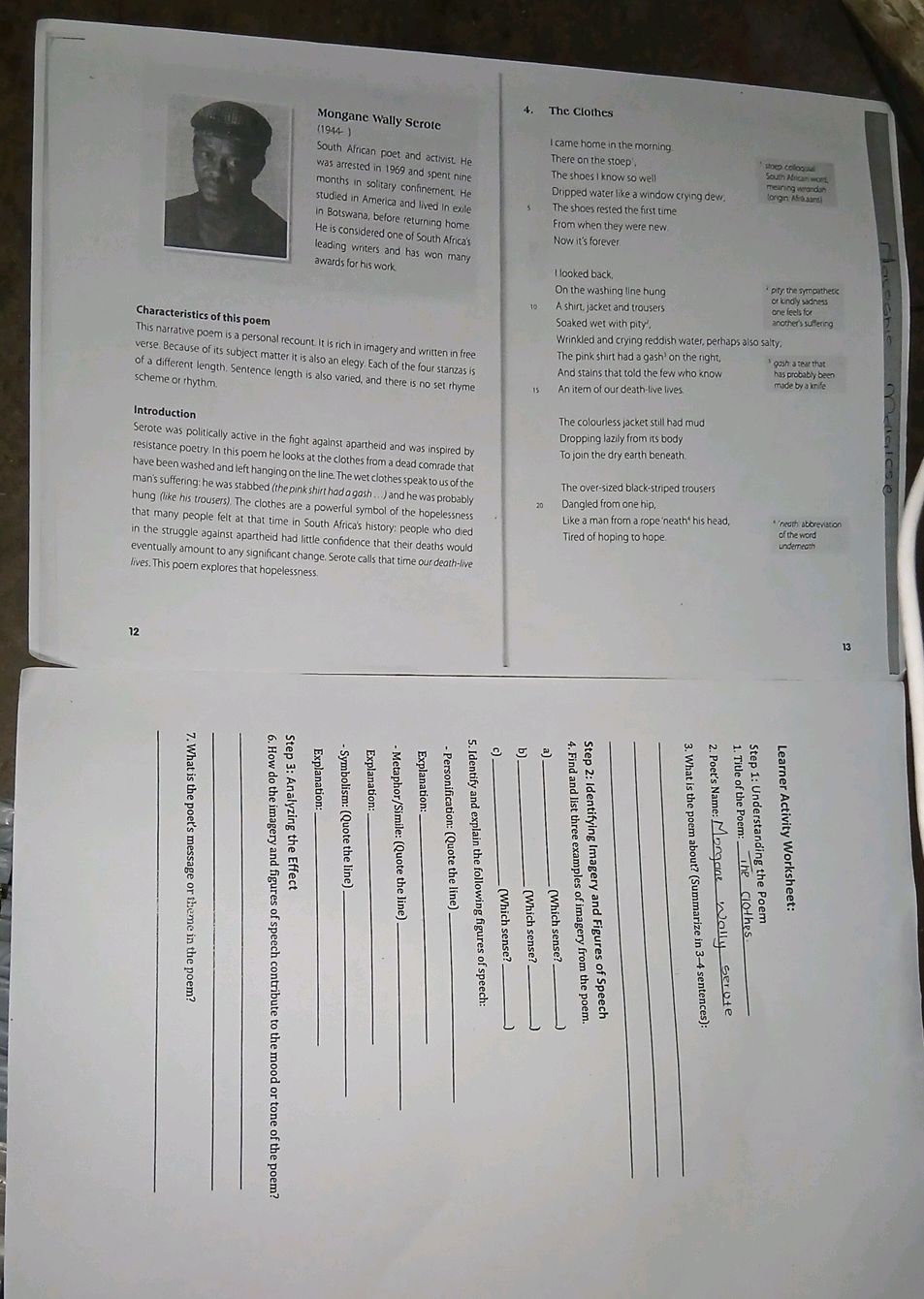 Learner Activity Worksheet: Step 1: | StudyX