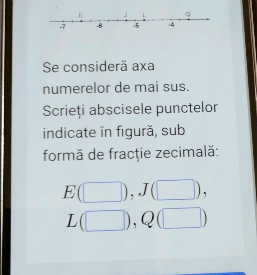 Se consideră axa numerelor de mai sus. | StudyX