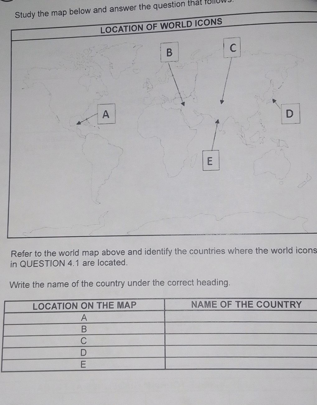 Study the map below and answer the question | StudyX