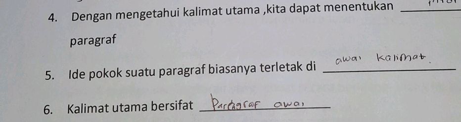 4. Dengan mengetahui kalimat utama, kita | StudyX