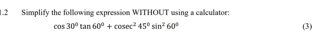 Simplify the following expression WITHOUT | StudyX