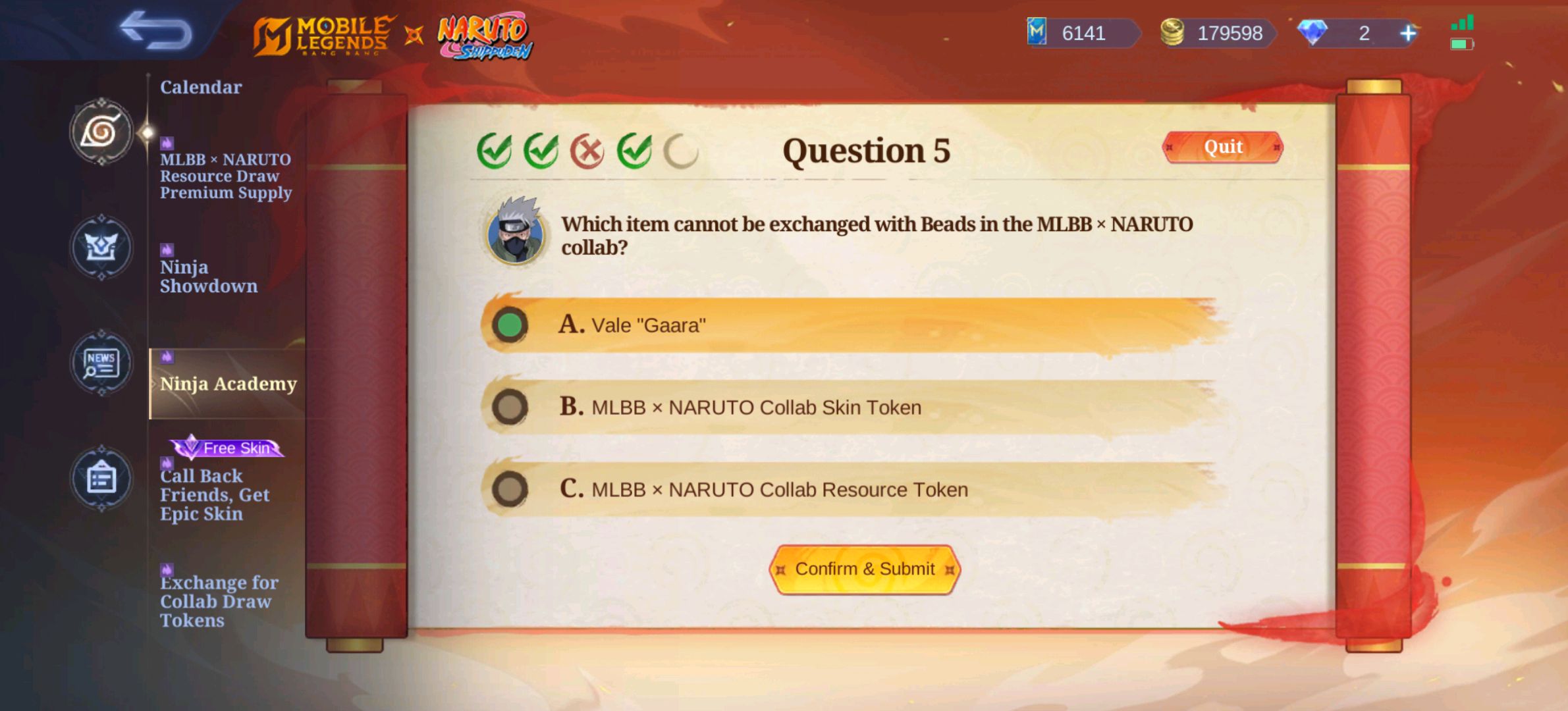 Which item cannot be exchanged with Beads in | StudyX