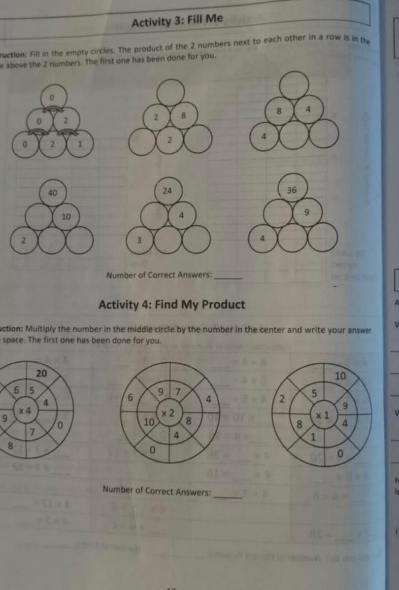 Activity 3: Fill Me Fill in the empty | StudyX
