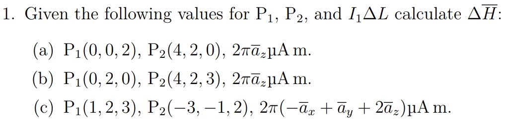 1. Given the following values for $ {P}_{1}, | StudyX
