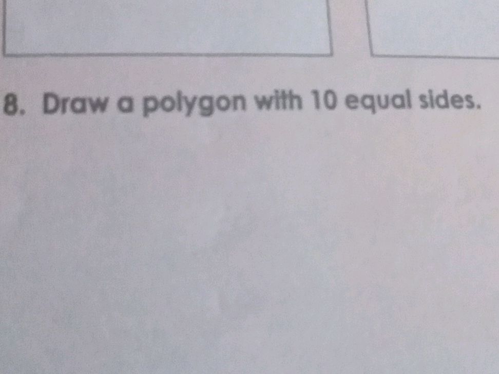 Drawing Shapes with Equal Sides | StudyX