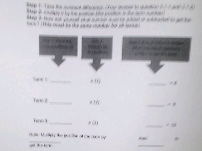 Step 1: Take the constant difference. (Your | StudyX