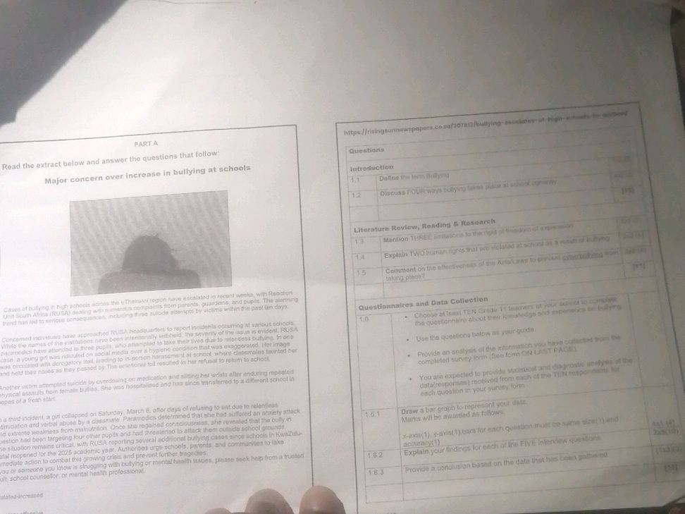 Read the extract below and answer the | StudyX