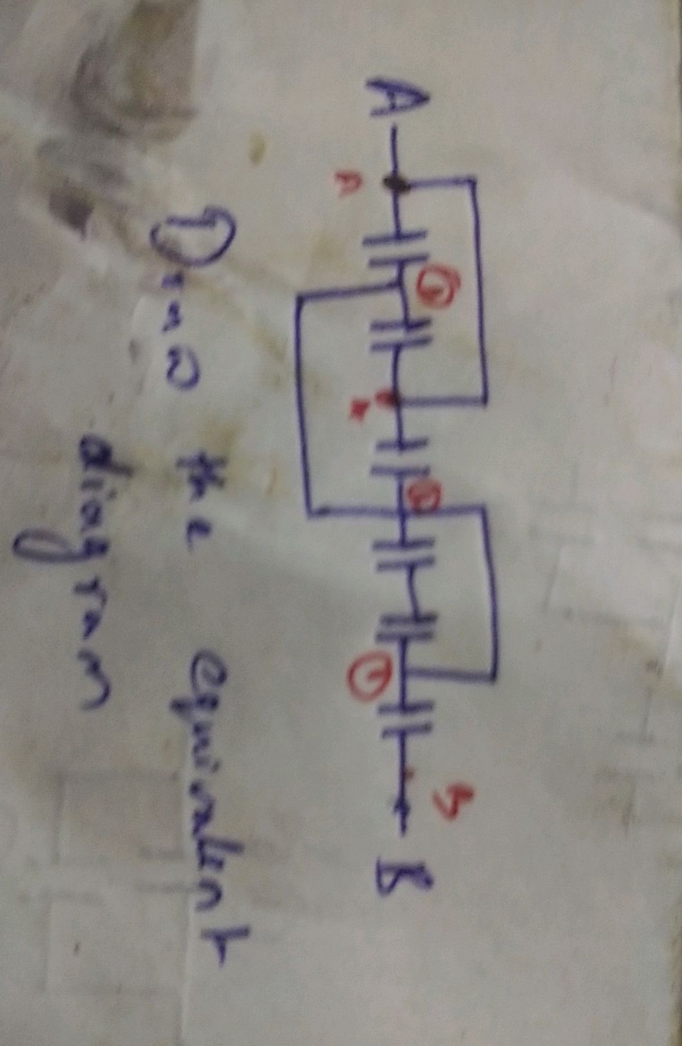 Draw Equivalent Diagram Capacitors | StudyX