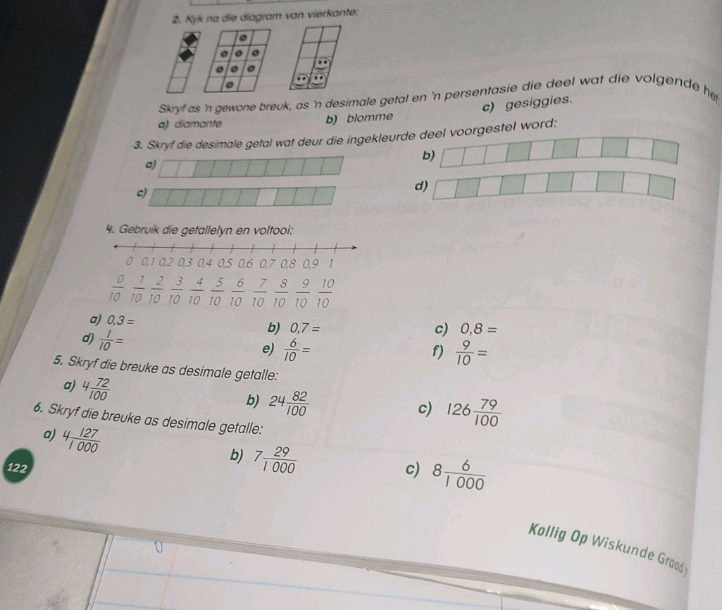 2. Kyk na die diagram van vierkante: Skryf | StudyX