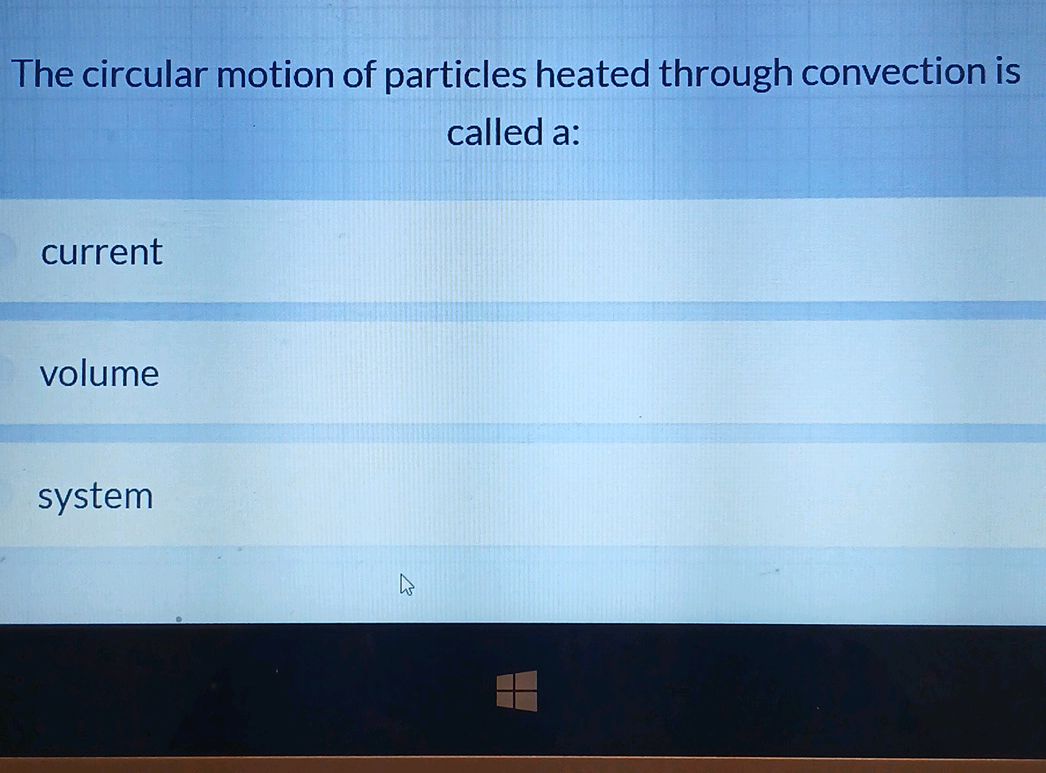 The circular motion of particles heated | StudyX