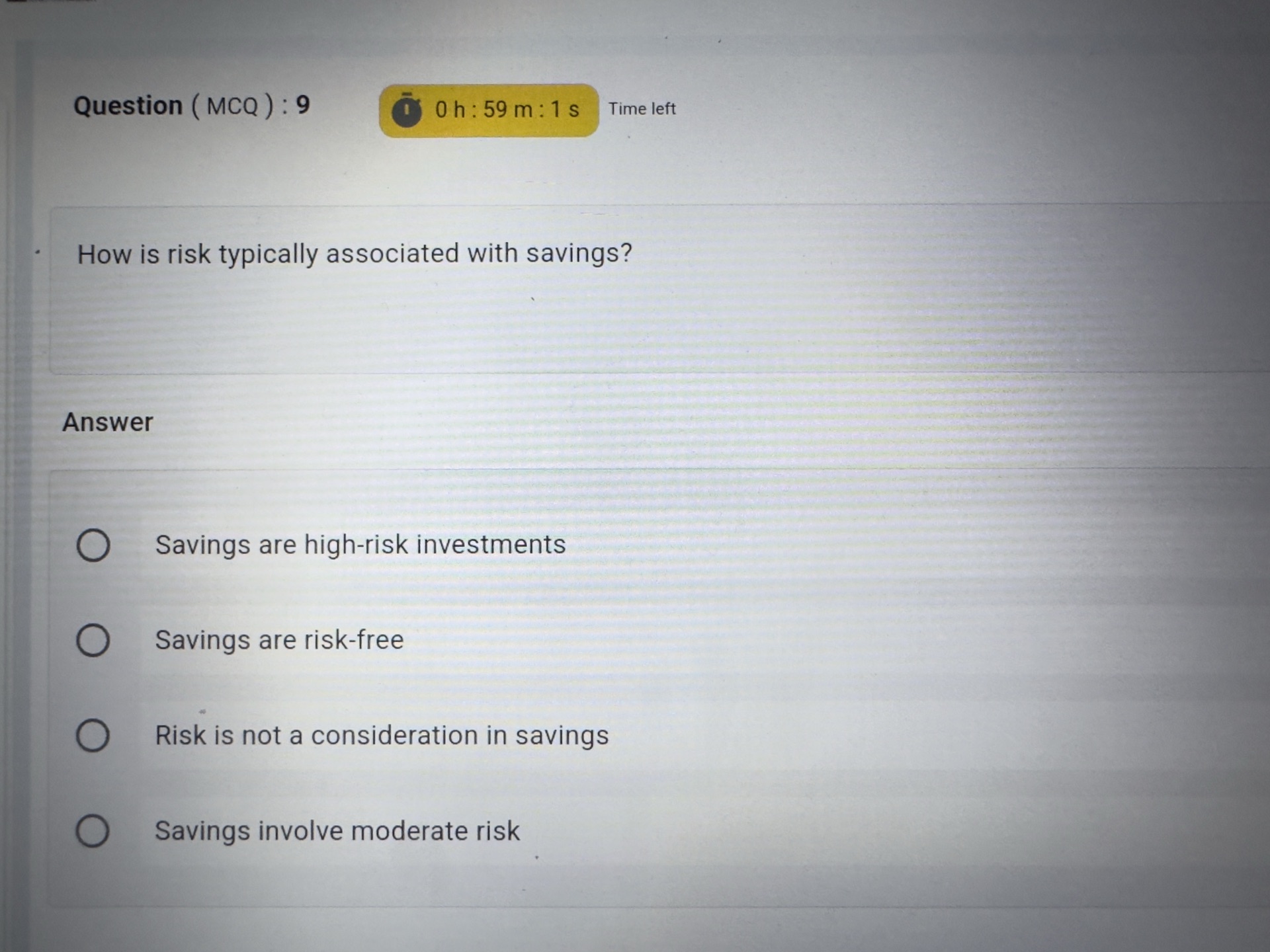 How is risk typically associated with | StudyX