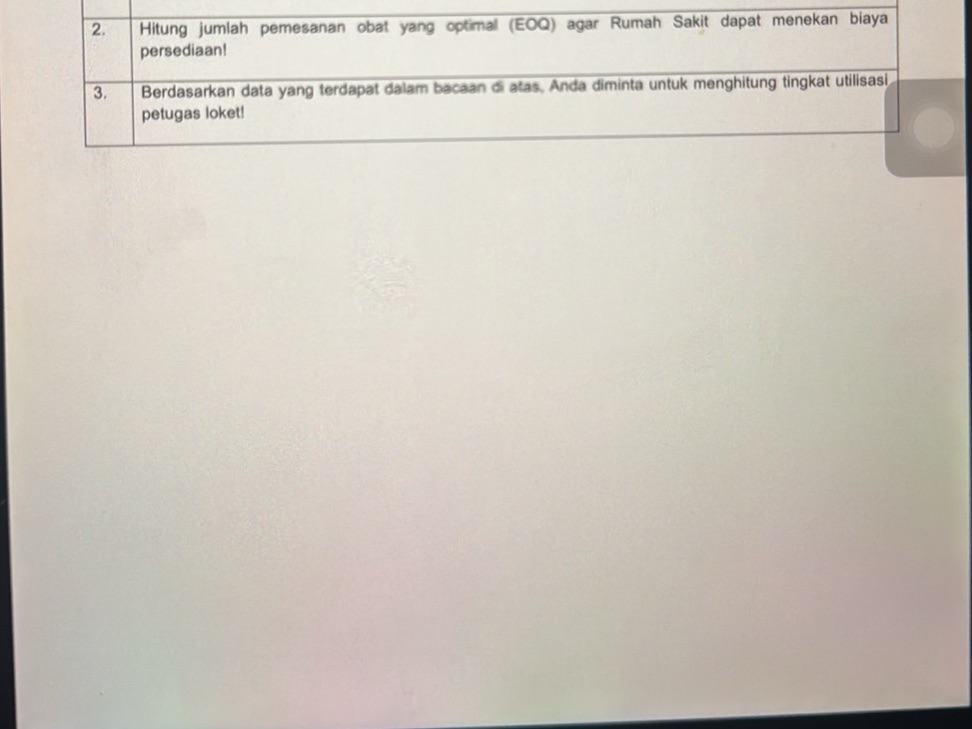 2. Hitung jumlah pemesanan obat yang optimal | StudyX