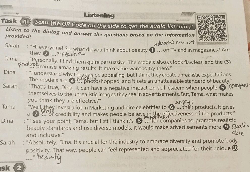 Listen to the dialog and answer the | StudyX