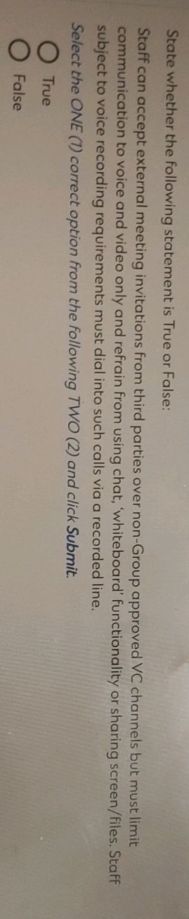 State whether the following statement is | StudyX