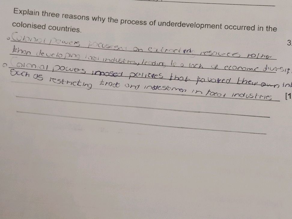 Explain three reasons why the process of | StudyX