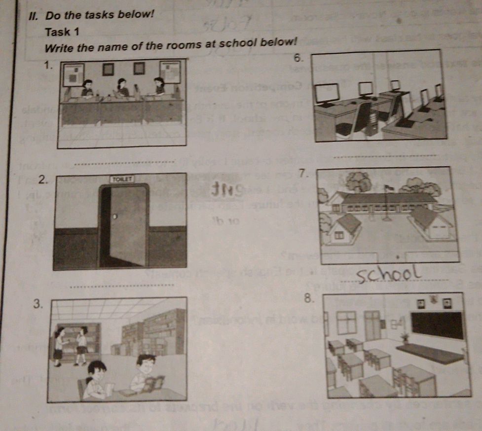 II. Do the tasks below! Task 1 Write the | StudyX