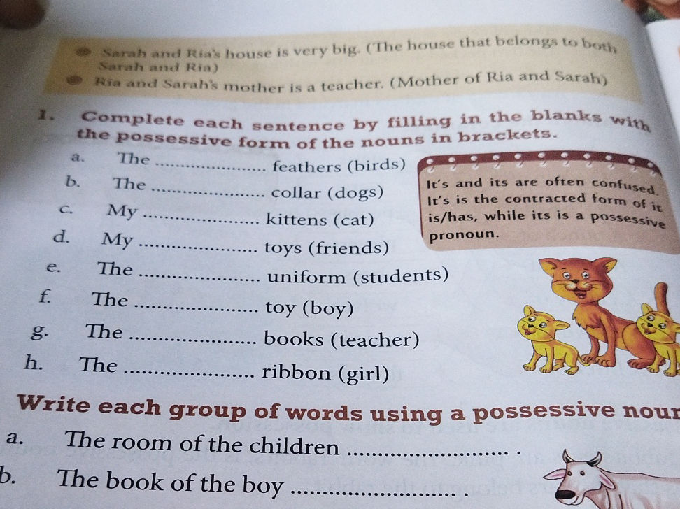 1. Complete each sentence by filling in the | StudyX