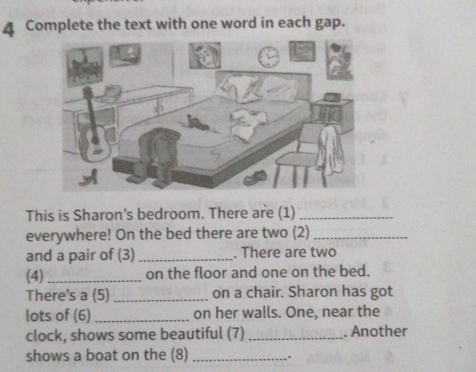 4 Complete the text with one word in each | StudyX