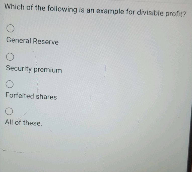 Which of the following is an example for