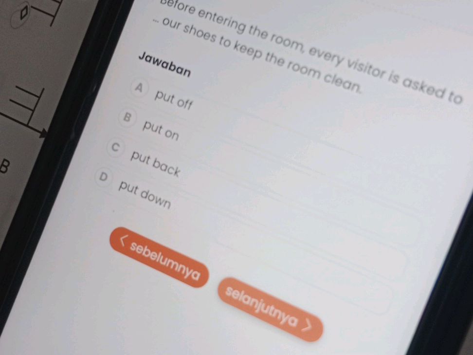 Before entering the room, every visitor is | StudyX