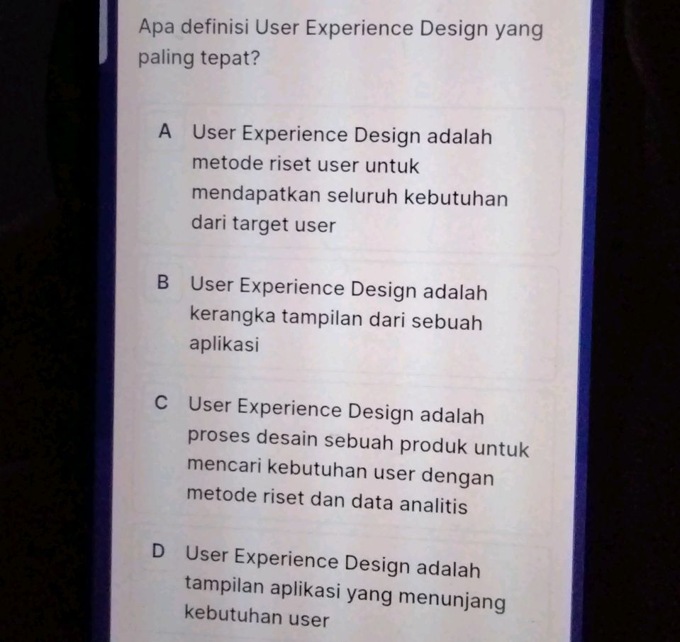 Apa definisi User Experience Design yang | StudyX