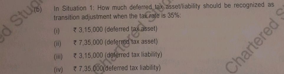 In Situation 1: How much deferred tax | StudyX