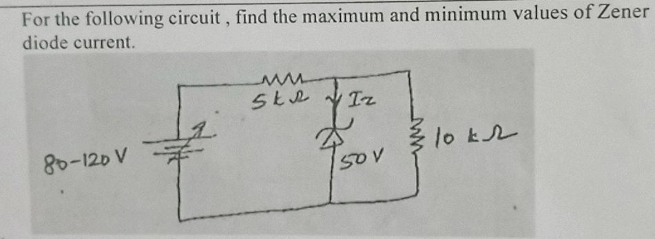 For the following circuit, find the maximum | StudyX