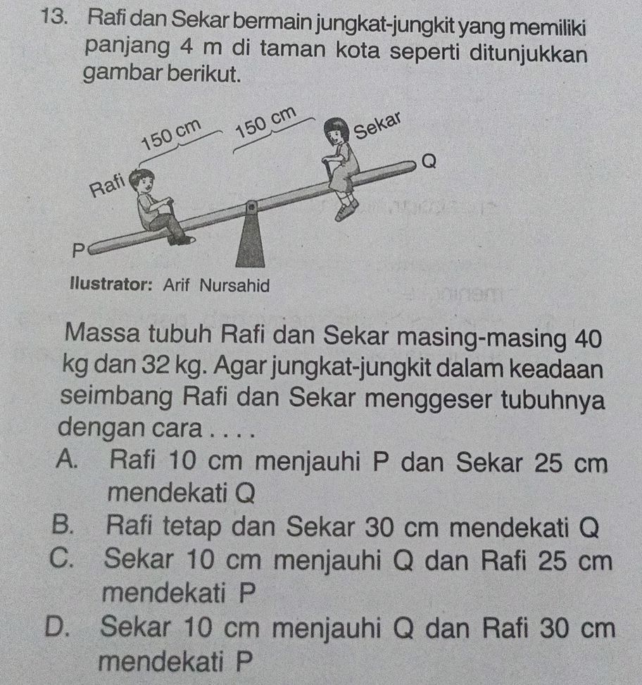 13. Rafi dan Sekar bermain jungkat-jungkit | StudyX