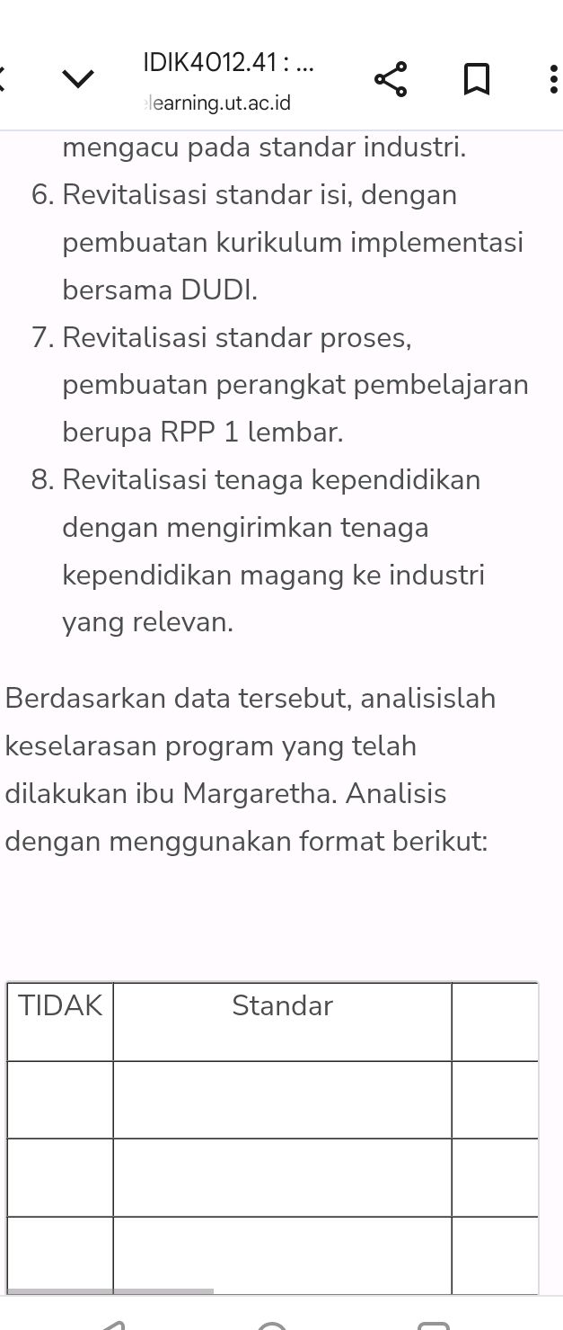 Berdasarkan data tersebut, analisislah | StudyX